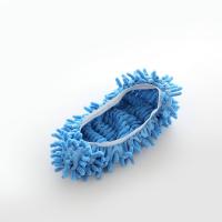 China Chenille Fiber Floor Cleaning Mop Slippers 9.4x4.7 Inches Washable Dust Socks for sale