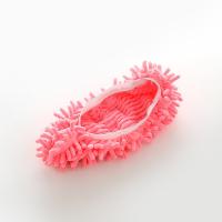 China Chenille Fiber Floor Cleaning Mop Slippers 9.4x4.7 Inches Washable Dust Socks for sale