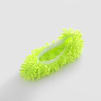 China Chenille Fiber Floor Cleaning Mop Slippers 9.4x4.7 Inches Washable Dust Socks for sale