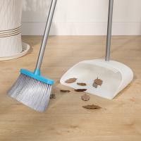 China PP PET Floor Cleaning Tool Iron Pole Lobby Dustpan And Brush 138cm for sale