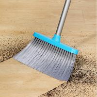 China PP PET Floor Cleaning Tool Iron Pole Lobby Dustpan And Brush 138cm for sale