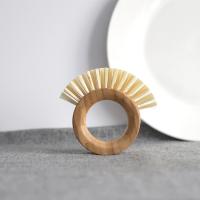 China Natural Bamboo Dish Brush 9.5x12.5cm Eco Friendly Kitchen Cleaning Brush ODM for sale