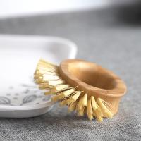 China Natural Bamboo Dish Brush 9.5x12.5cm Eco Friendly Kitchen Cleaning Brush ODM for sale