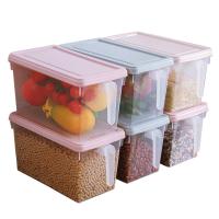 China KingWell Rectangle Fridge Stackable Plastic Storage Box Containers for sale