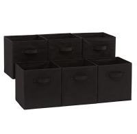 China Foldable Breathable Fabric Non Woven Storage Cube Open Top 27*27*28cm for sale