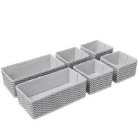 China Foldable Cloth Storage Box  1.5mm Paper Board Drawer Organizer Cube for sale