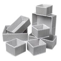 China Foldable Cloth Storage Box  1.5mm Paper Board Drawer Organizer Cube for sale