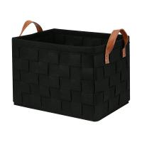 China Recycle Polyester Felt Storage Basket With Handles 19.1oz for sale