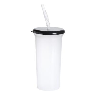 China 930ml Plastic Drinking Glasses Skinny Tumbler Cups PP Material OEM ODM Custom for sale