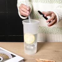 China 930ml Plastic Drinking Glasses Skinny Tumbler Cups PP Material OEM ODM Custom for sale