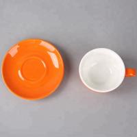China Crockery Pottery Ceramic Espresso Cups With Saucer Coffe cups mug for sale
