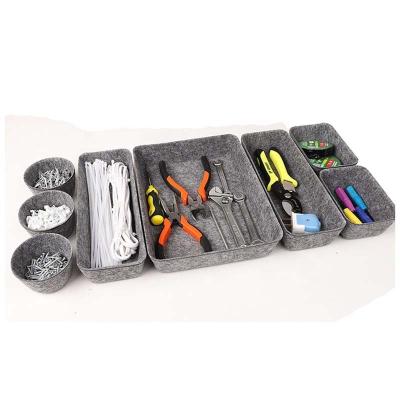 China Anti Scratching 8 Pack Felt Drawer Organiser Dividers 0.5kg for sale