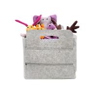 China Polyester Collapsible Felt Storage Basket 13.8