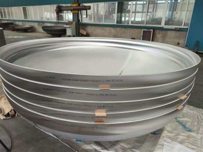 China S30408 Ellipsoidal Dished Head 2700mm Open ID 8mm Thickness GB/T 25198-2023 Compliant for sale