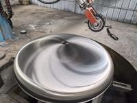 China Polished Stainless Steel Torispherical Dished Head RA 0.3μM For LNG Cryogenic Tanks for sale