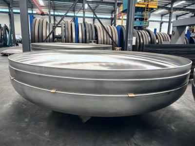 China ASME Cold Pressing Ellipsoidal Head 2250×16 Cryogenic Tanker Dished Head for sale