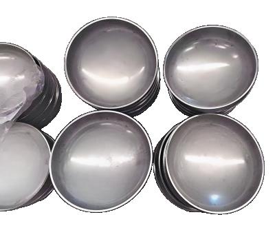 China 316L Stainless Steel Pipe End Cap with 219mm Diameter and 4mm Thickness for Pressure Vessels for sale
