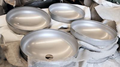 China 500MM ID 2.5MM REDUCED-OPENING THICK ELLIPTICAL DISHED HEAD FOR CRYOGENIC TANKERS for sale