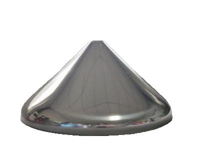 China 30° Half Apex Angle 2205 Conical Dished Head with Small End 200mm for Industrial Applications for sale