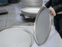 China 316L Corrosion-Resistant Flat Dished Head 950×5 - Custom Local Polishing Service Available for sale