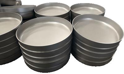 China ASME Cold-Formed 290×2.5 304L Pipe End Cap For Molecular Sieve Cover for sale