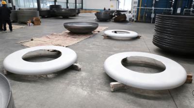China 1510mm Diameter 5mm Thickness Flat Dished Head with RA 0.1-0.8μm for MRI Equipment Pressure Vessel for sale