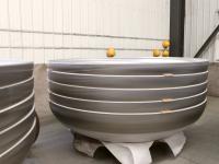China Ellipsoidal Dished Head 2250×12 Internal Top Head for Electronic Industry Gas Cylinders for sale