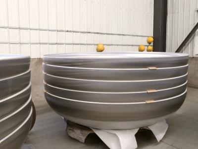 China Ellipsoidal Dished Head 2250×12 Internal Top Head for Electronic Industry Gas Cylinders for sale