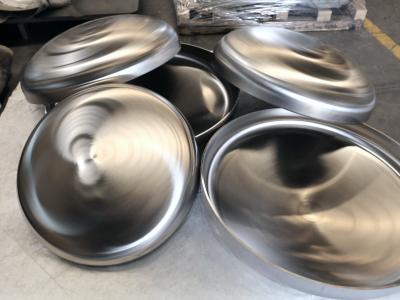 China One-Piece Torispherical Heads Suitable for Biopharmaceutical Equipment with Internal Polishing 0.4μm and External Polishing 0.8μm for sale