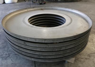 China 1905mm Diameter 8mm Thickness S30408 Stainless Steel Flat Dished Head for Pressure Vessels for sale