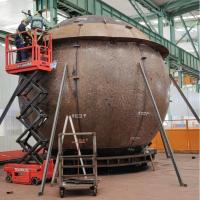 China Custom-made 5900×18 Carbon Steel Spherical Tank Head (Low-Temperature Pressure-Bearing Type) for sale