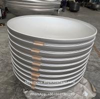 China ASME 304L Stainless Steel Vessel Dished Head with Edge Prep VO30° for Storage Tank for sale