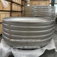 China ASME U-Stamp Certified Stainless Steel Cold Pressed Single or Double Joggle Dish Head with Edge Prep for sale