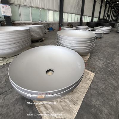 China ASME 304L 316L Stainless Steel Elliptical Dish Head Manufacturer in China for High Pressure Vessels for sale