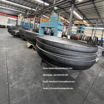 China China Manufacturer of ASME Certified SA 516 GR. 70 Carbon Steel Dished Tank Heads for Sale for sale