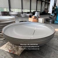 China Custom Stainless Steel 316L ASME Elliptical Heads Factory for LNG Tanks with 100% Traceability for sale