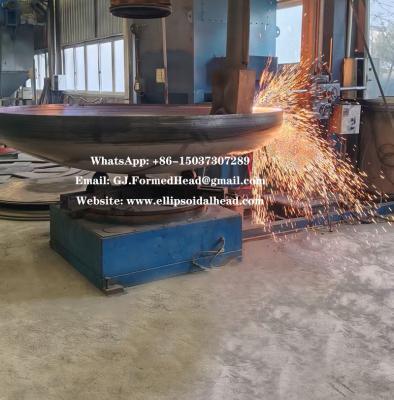 China ASME Certified Carbon Steel SA516 GR70 Storage Tank Bottom Heads with EN 10204 3.1 Certificate for sale