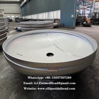 China High Precision Thin Wall Stainless Steel Torispherical Dished Head Manufacturer in China for sale