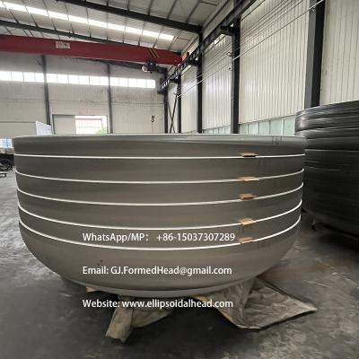 China ASME Stainless Steel Tank Bottom Heads Manufacturer for Pressure Vessel & Reactor Vessel for sale