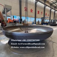 China ASME Certified SA516 GR70 Carbon Steel Large Diameter Joggled Torispherical Heads Manufacturer in China for sale