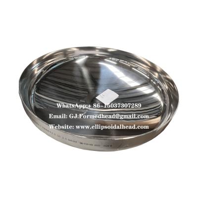 China ASME  Certified Stainless Steel Mirror Polished Tank Bottom Heads from China Manufacturer for sale