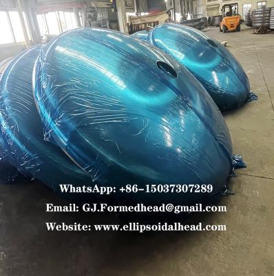China ASME & PED Certified Stainless Steel Dished Heads with High Precision Cold Forming from China Manufacturer for sale