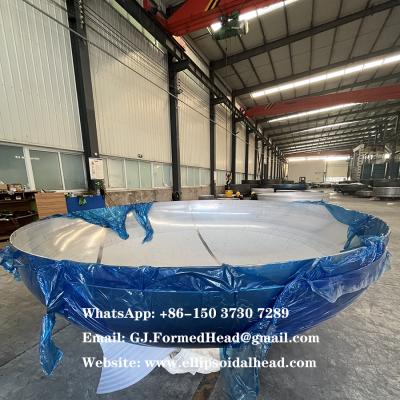 China ASME & PED Certified Elliptical Tank Heads Manufacturer in China SA-516 Gr.70 & SA-240M for sale