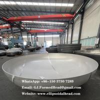 China Large Diameter Dished Ends Manufacturer in China with ASME Certificates SA-240M Stainless Steel for sale