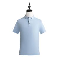 China High Grade Pure Color Mercerized Cotton POLO Shirt With Short Sleeves for sale