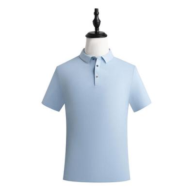China High Grade Pure Color Mercerized Cotton POLO Shirt With Short Sleeves for sale