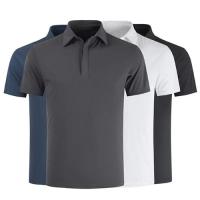 China Printing Embroidery Logo OEM T Shirts Sport Quick Drying Golf Polo Shirt for sale