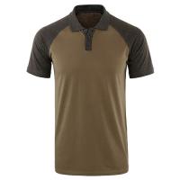 China M L XL 2XL Brown Europe America T Shirts 220 Grams Classic Stitching Golf Clothing for sale