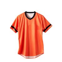 China Orange Competition Blank Basketball Jerseys V Neck Soccer Jersey Sportswear for sale