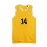 China OEM Basketball Vest Tops Mens Round Collar Football Jersey With Number for sale